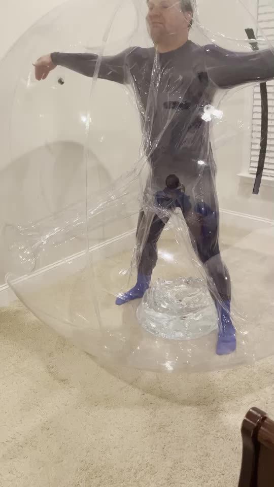Beile New Pvc Inflatable Transparent Blueberry Suit With Water Bag ...