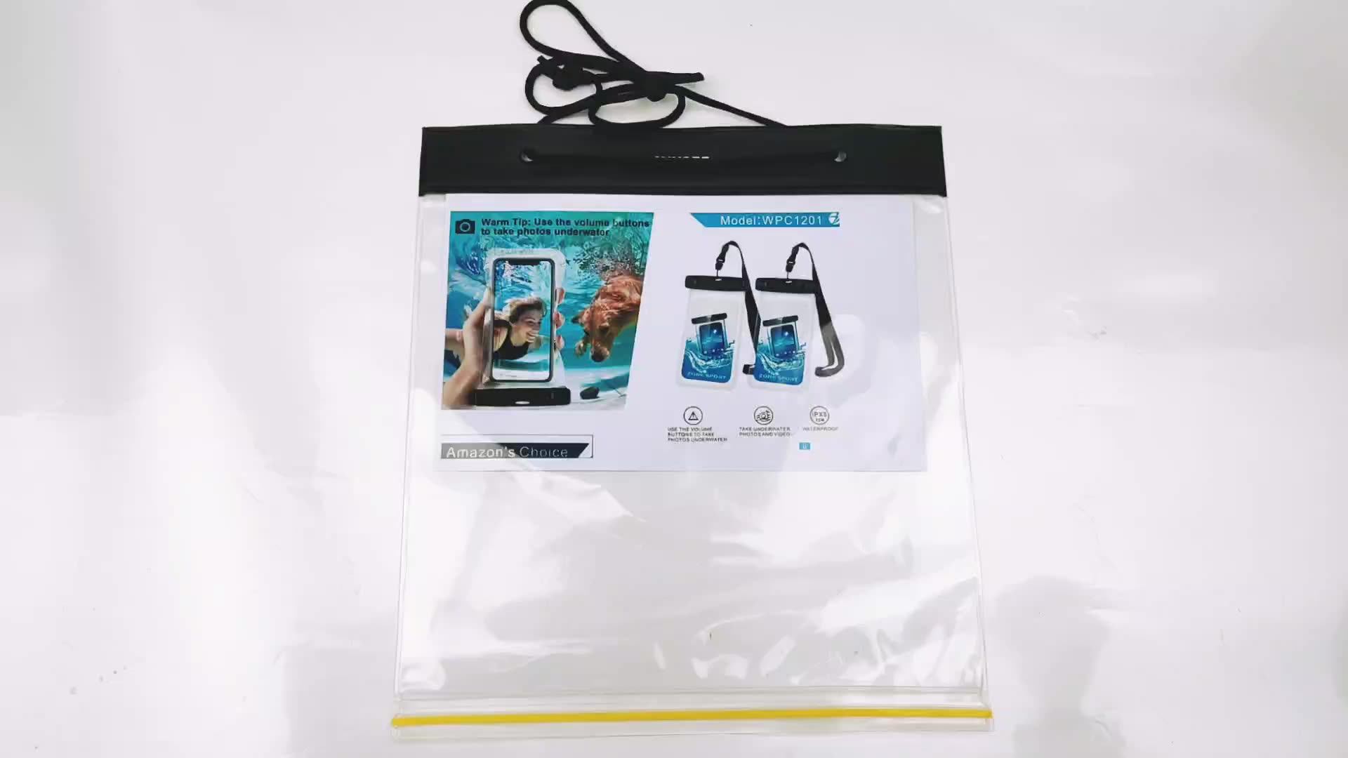 Outdoor Adventure Clear Pvc Waterproof Map Pouch Case Dry Bag For ...