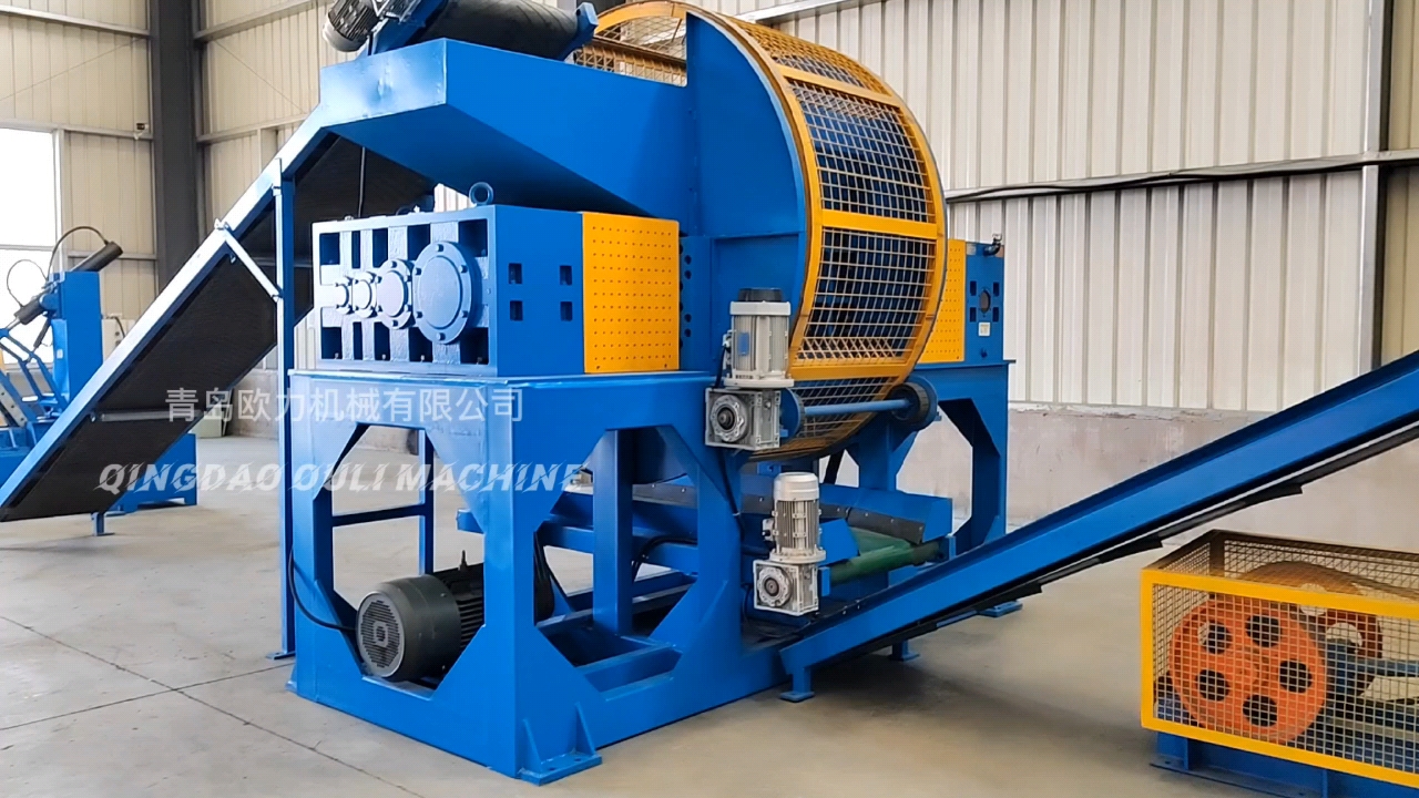 Fully Automatic Crumb Rubber Processing Machine / Waste Tire Recycling Equipment Price,Truck ...