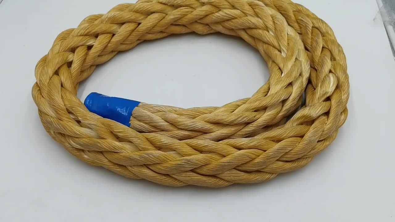 24mm 12 Strand Uhmwpe Braided Rope For Pulling - Buy 12 Strand Uhmwpe ...