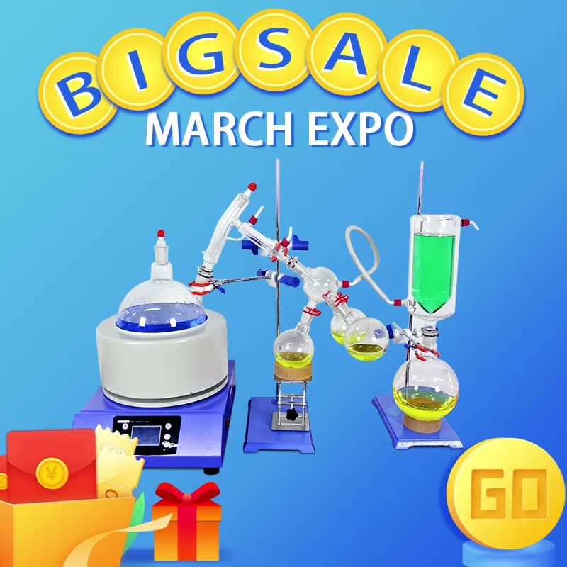 Lab Scale 2l Small Short Path Distillation Glassware Kit - Buy 2l Short ...