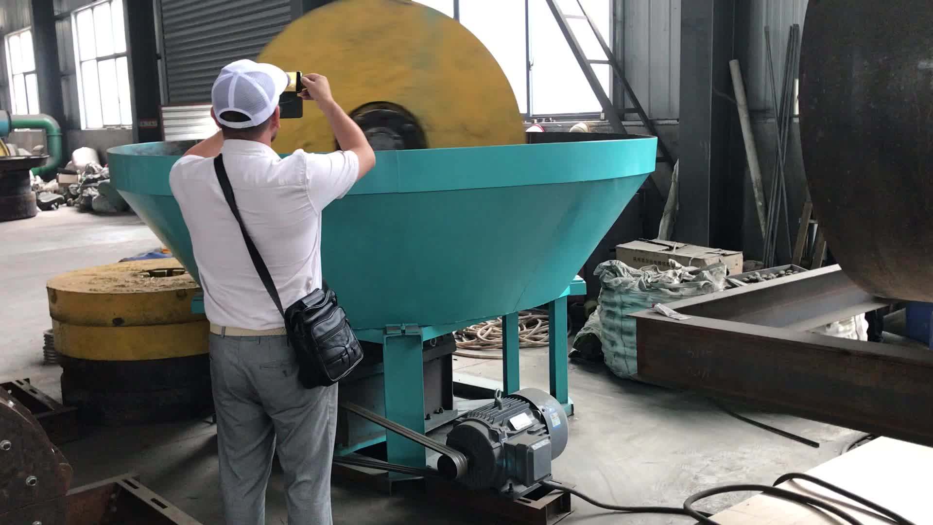 Wanqi Ym-1200b Gold Ore Edge Milling Machine Edge Milling Machine Gold ...