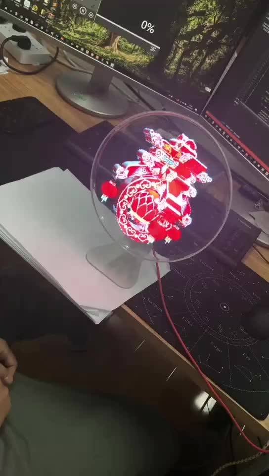 42cm 3d Hologram Led Fan Advertising - Buy 3d Hologram Led Fan,3d ...