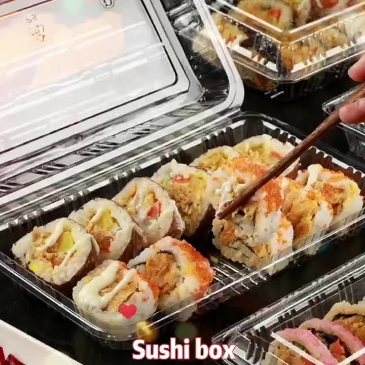 Eco-friendly Pet Plastic Clamshell Boxes Uv Coated Clear Disposable ...