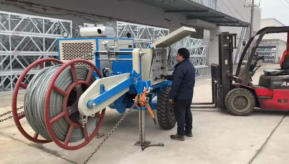 180kn Cable Puller Cable Traction Machine Cable Pulling Machine ...