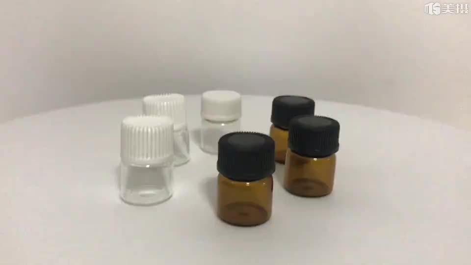 Lab Mini Perfume 1ml Clear Glass Sample Bottles Vials For Aqueous ...
