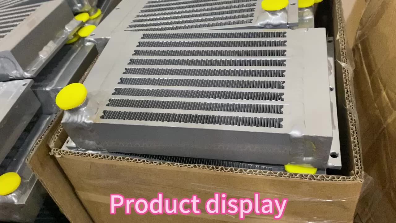 Hydraulic Oil Air Coolers With Fan Ac220v Dc24v Heat Exchanger Radiator ...