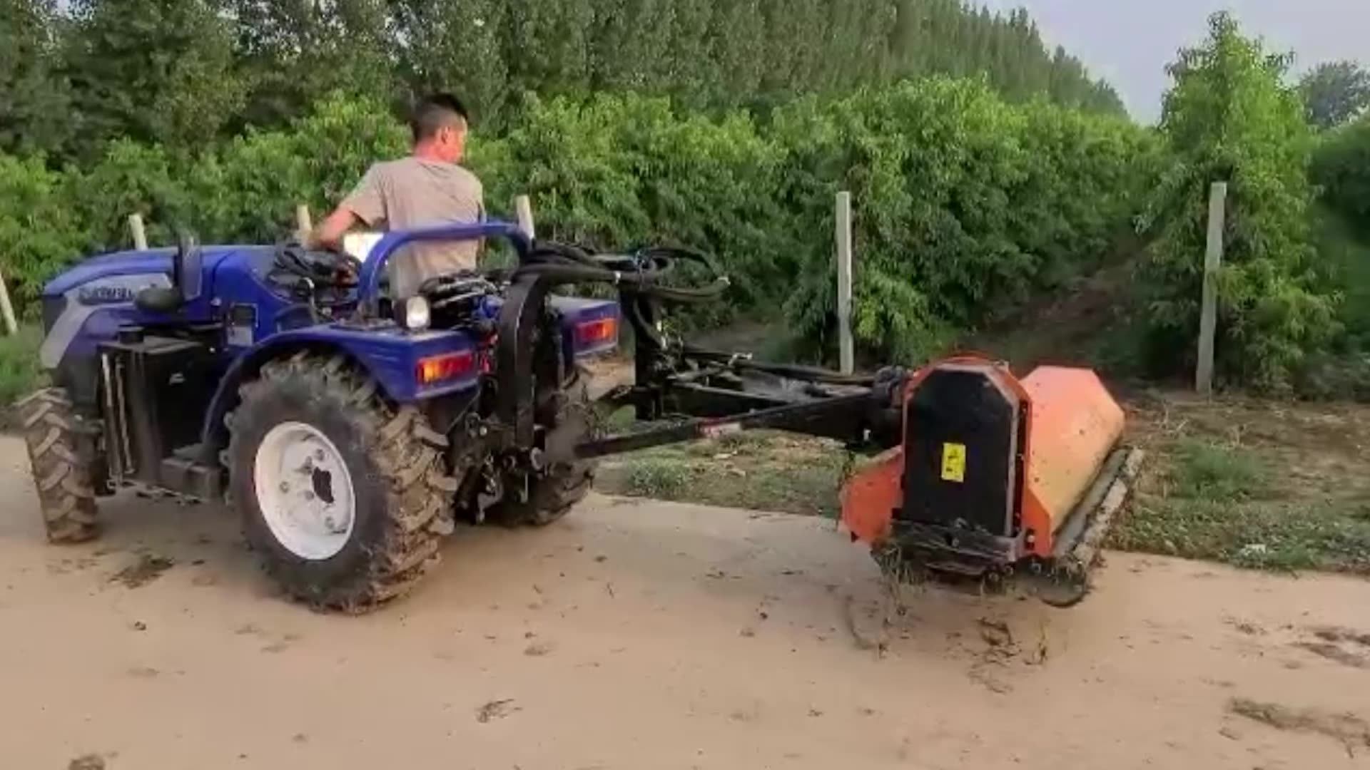 Walk Behind Tractor Mounted Pto Flail Lawn Mower Verge Flail Mower Dp ...