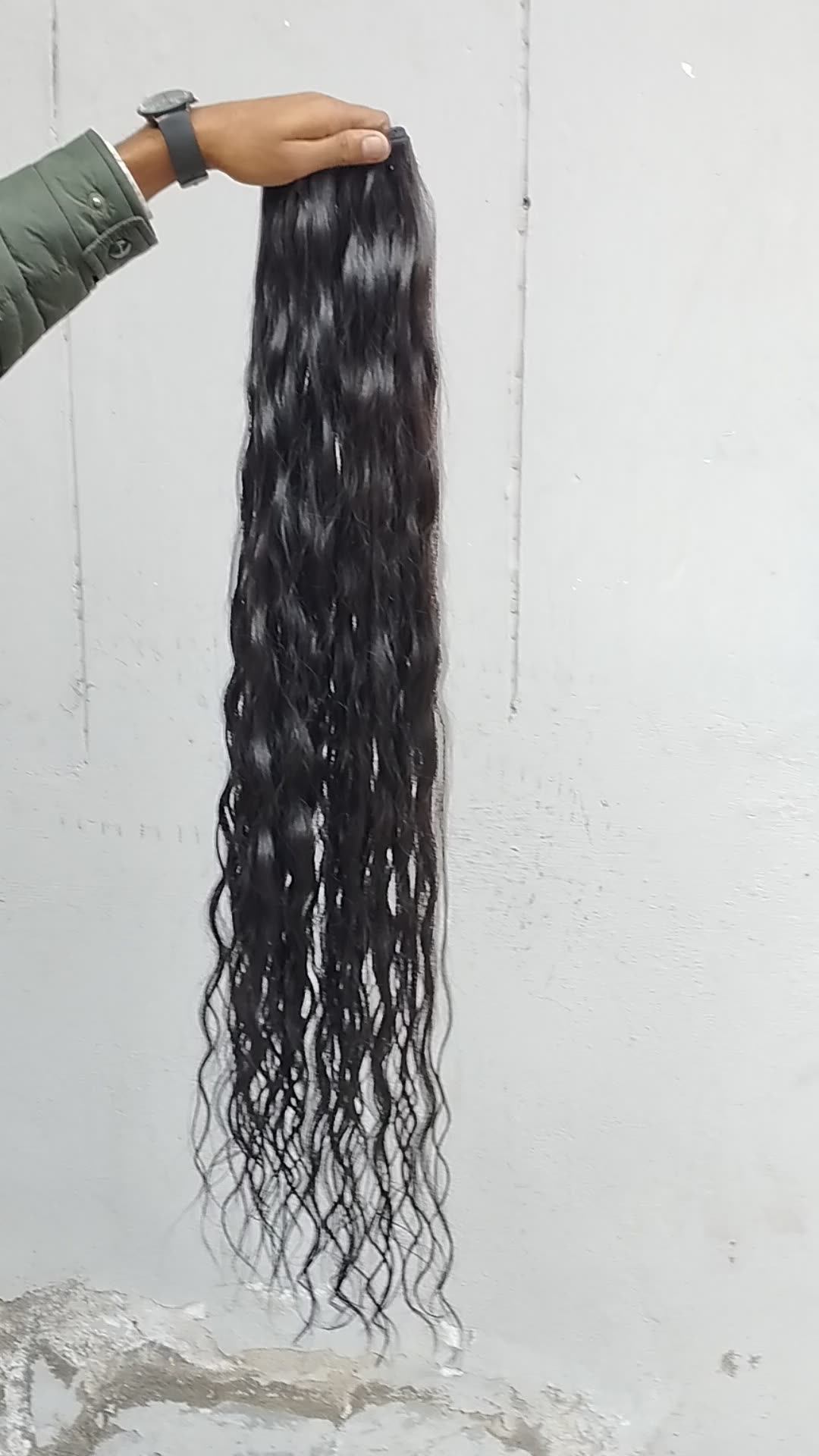 Cabello Ondulado Indio Sin Procesar,Cabello Ondulado 100%,Cutículas ...