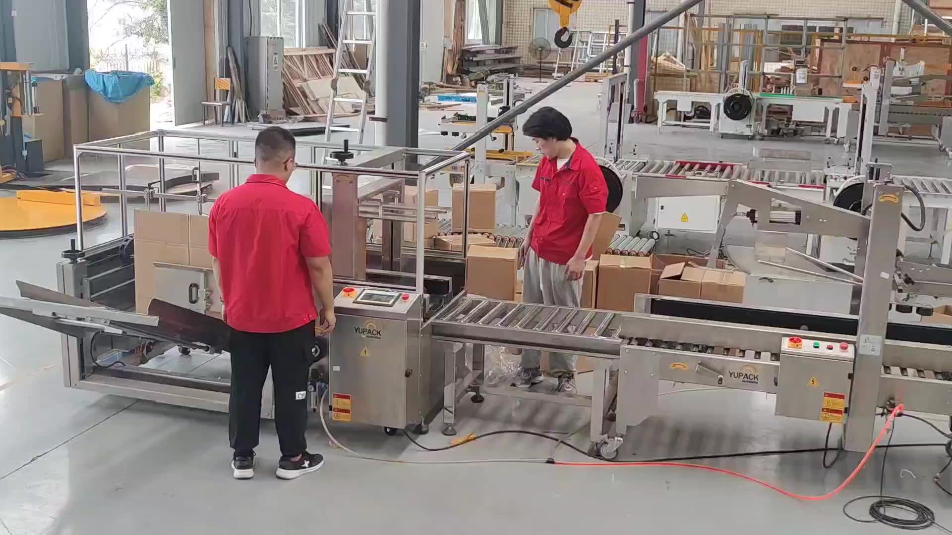 Industrial Fully Automatic Robotic Palletizing System For Food Cosmetic ...