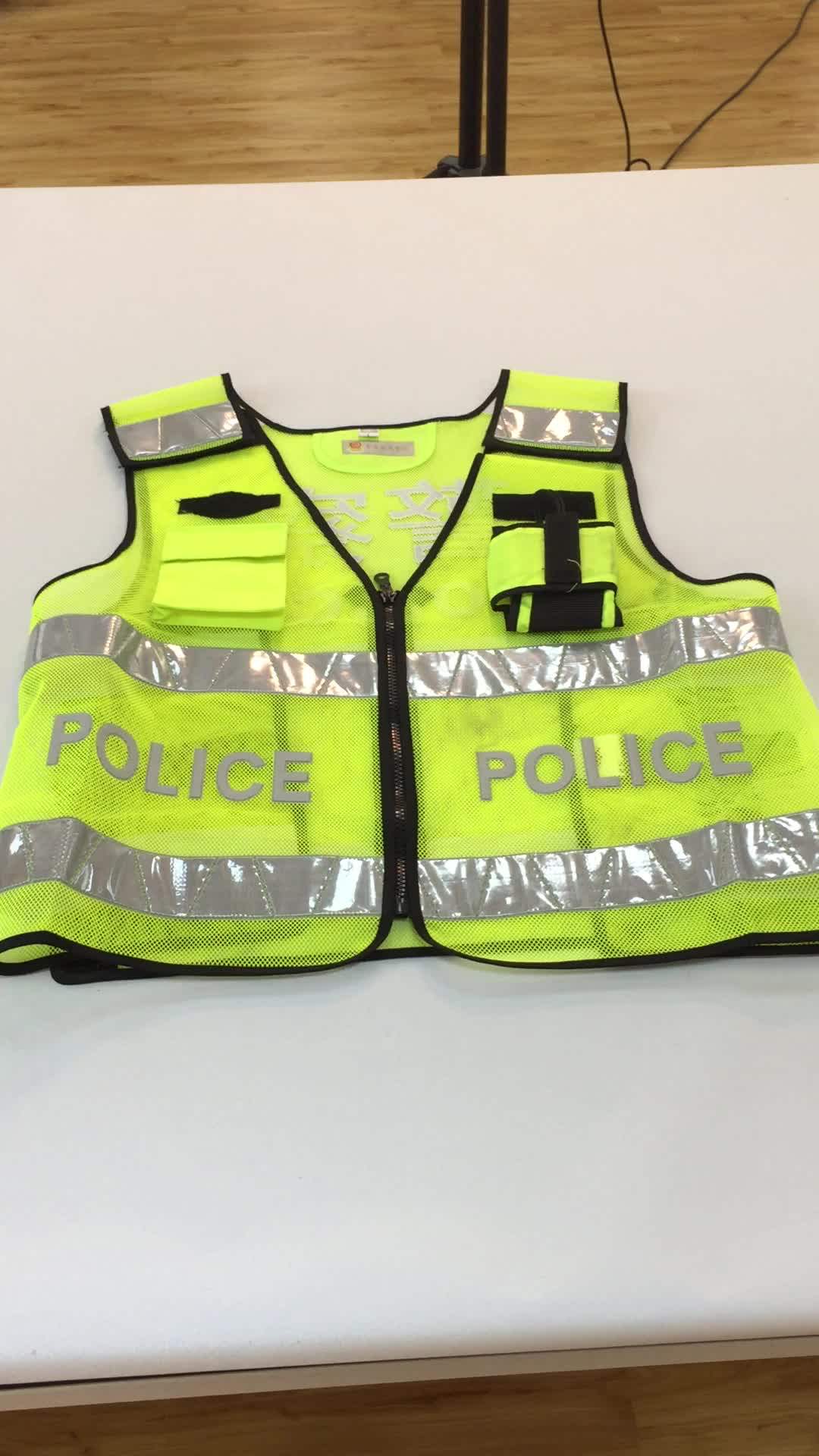 Adult Size Safe Tank Top Mens 100%polyester Bird-eye Custom Reflective ...