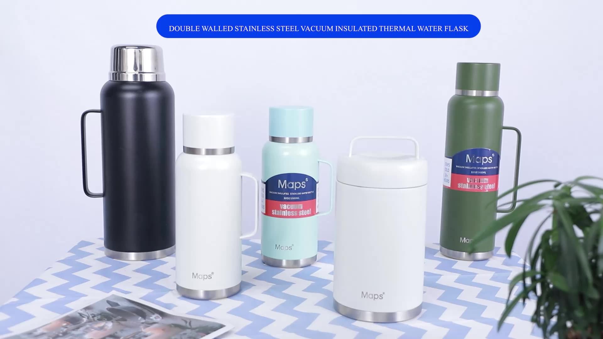 50 Oz Roaring Beer Hot Outdoor Garrafa Flask Kettle Kettle Stainless ...