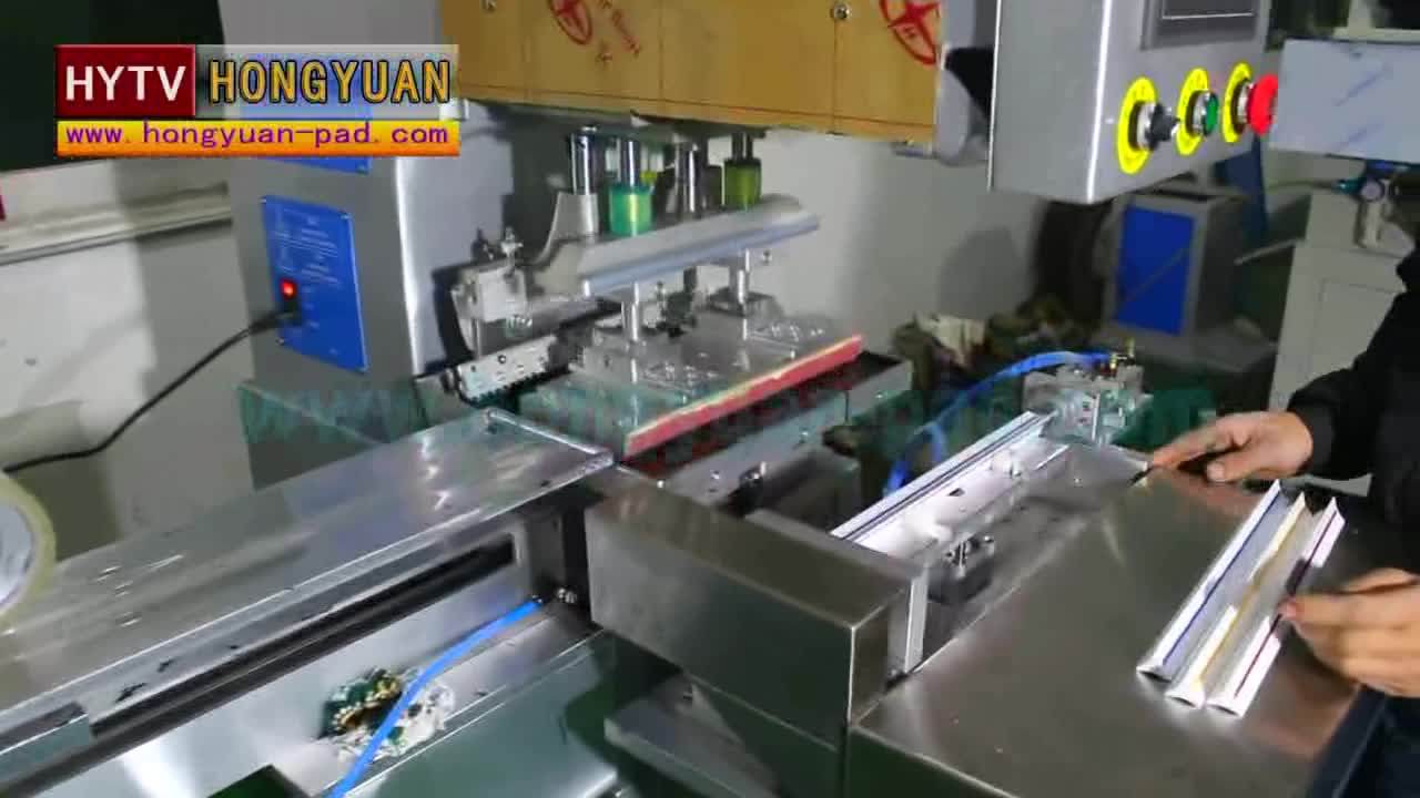 1 Color Tampon Print Machine,Triangular Ruler Pad Printing Machine For ...