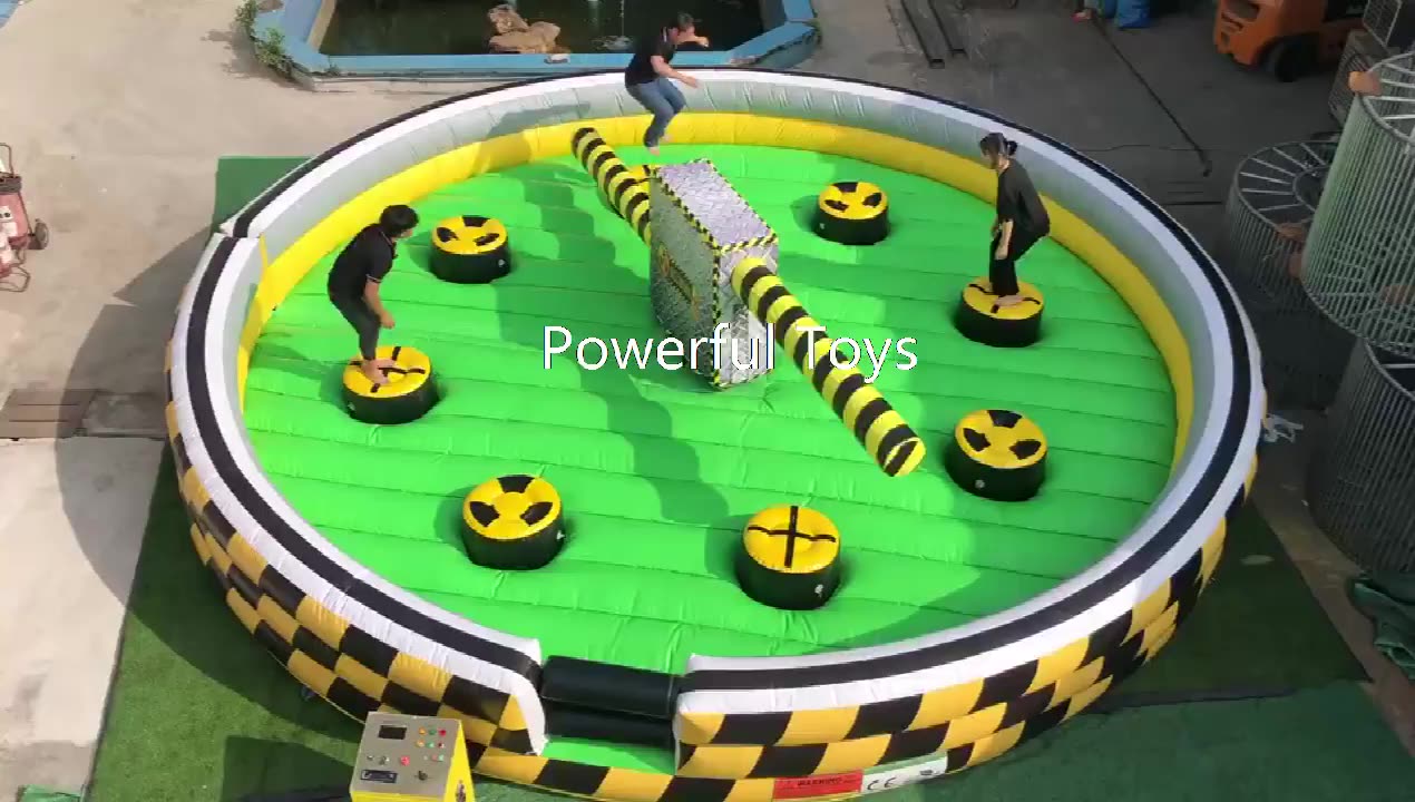Inflatable Obstacle Wipe Out Game Inflatable Castle Outdoor Playground ...
