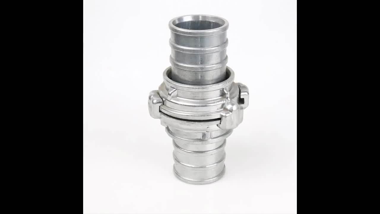 Aluminum Quick Fire Hose Coupling Dn50 Gost Hose End Coupling - Buy ...