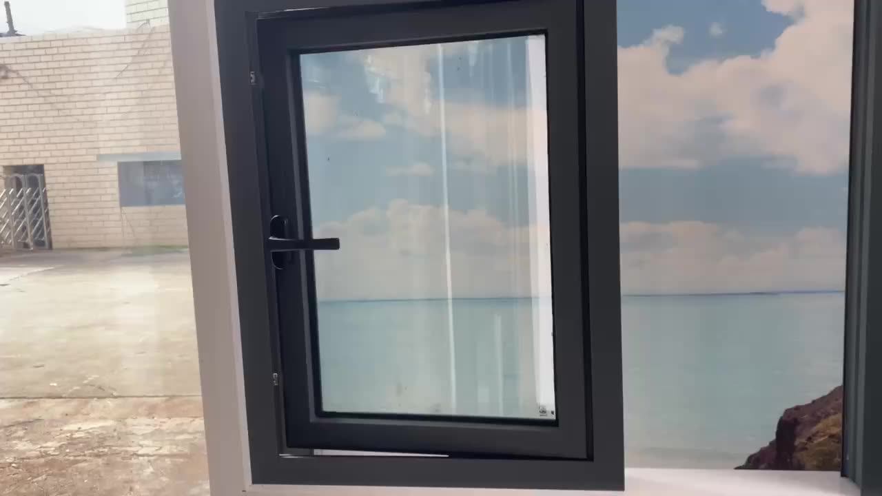Minetal Aluminum Casement Window Tempered Glass Window For Apartment ...