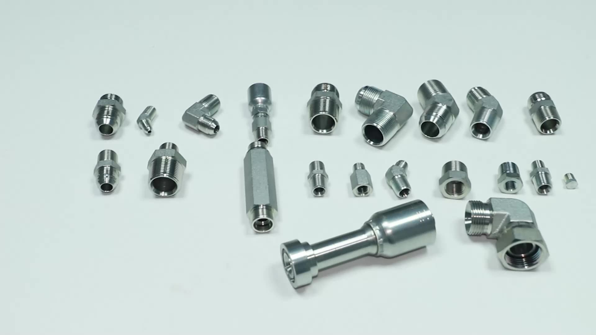 Bsp Field Attachable Female Hydraulic Bending Fitting For R1/r2 Hose ...