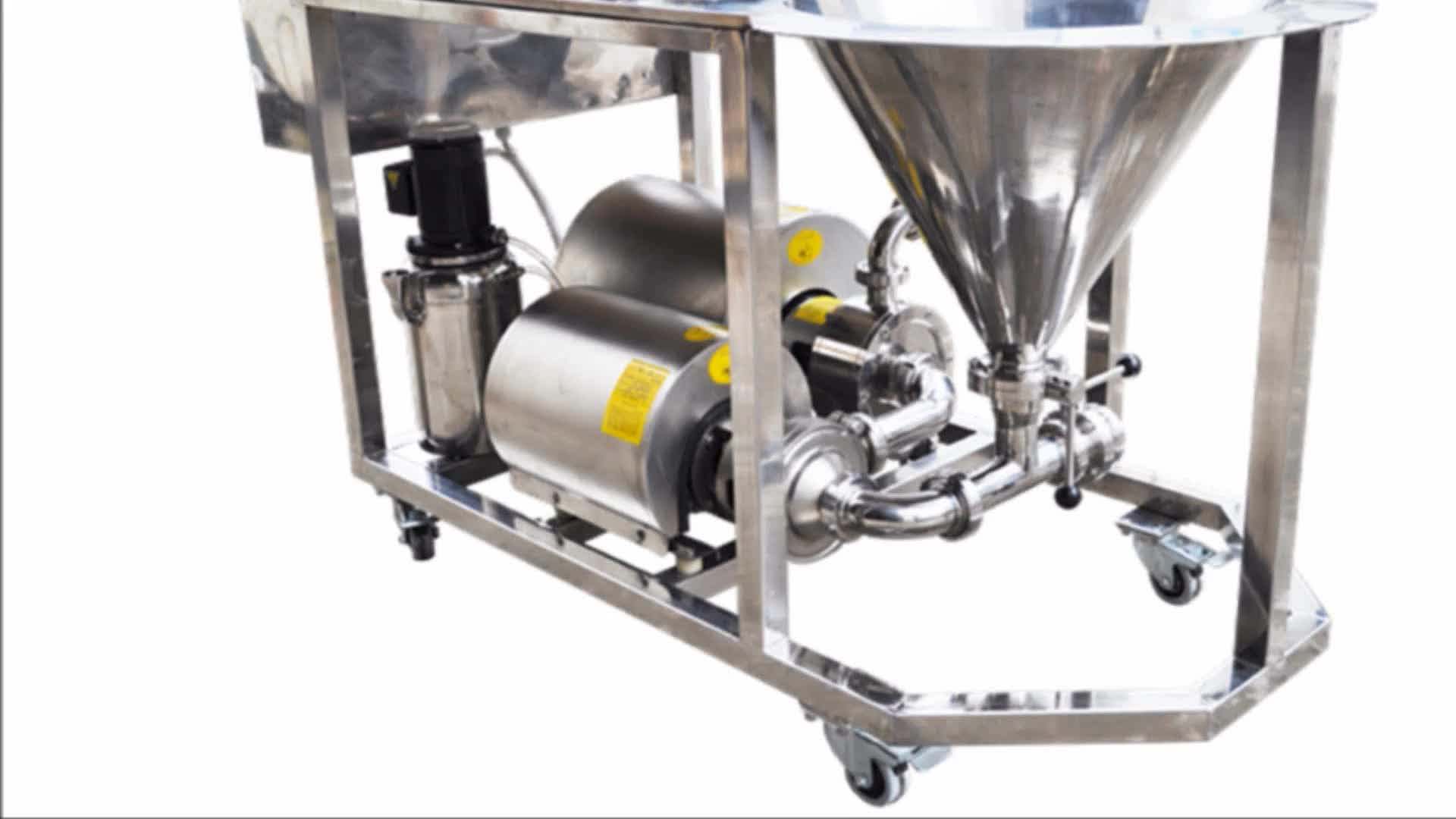 Wpl High Efficiency Water Milk Powder Mixer With Platform And Hopper ...