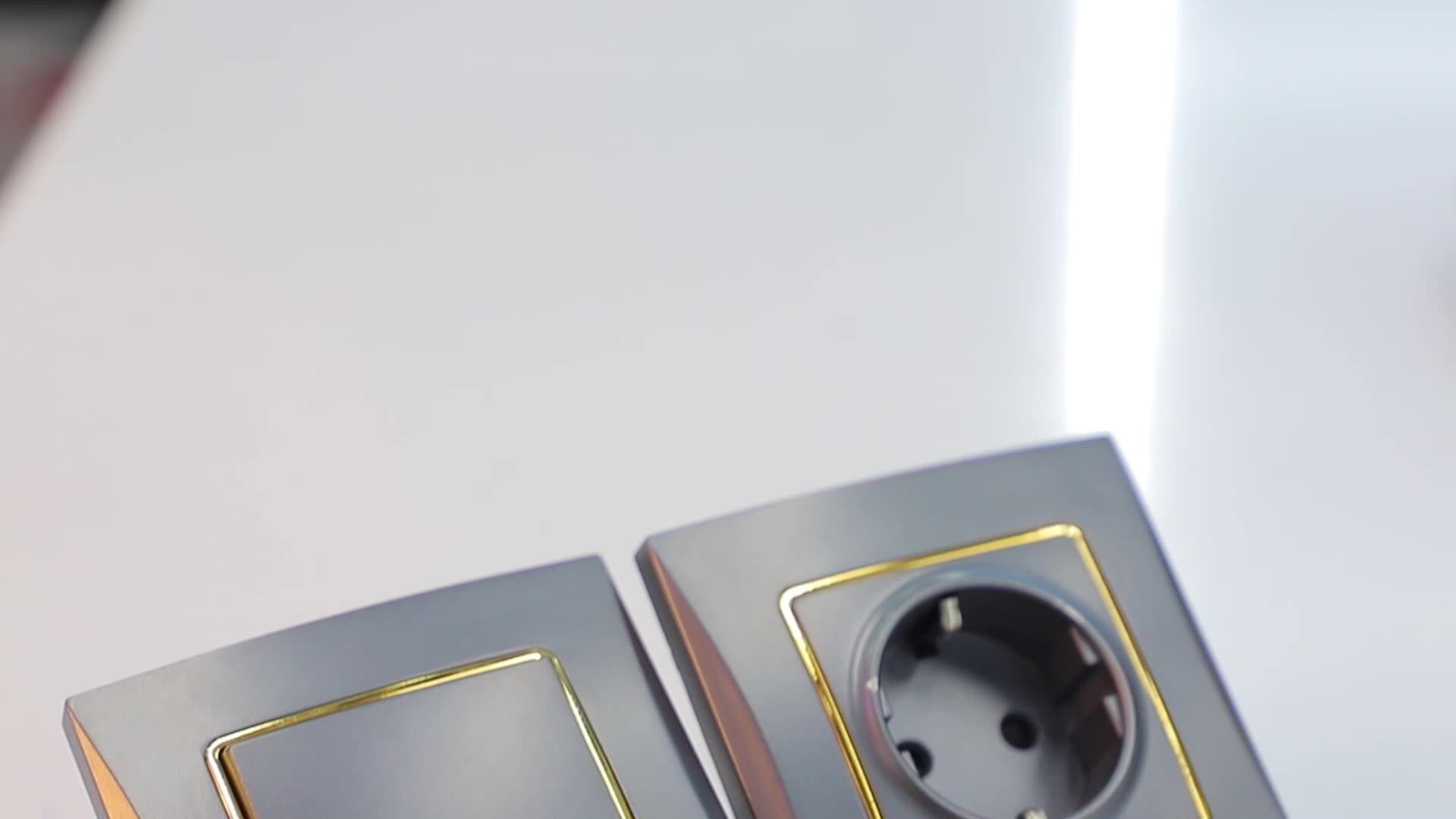 Yaki Single And Double Control Wall Switch Wall Socket French Type Eu ...