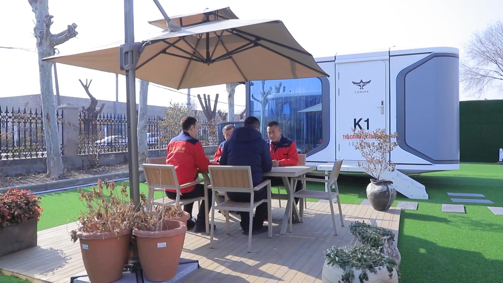 Modern Outdoor Prefab House Space Capsule Cabin Home Mobile House ...