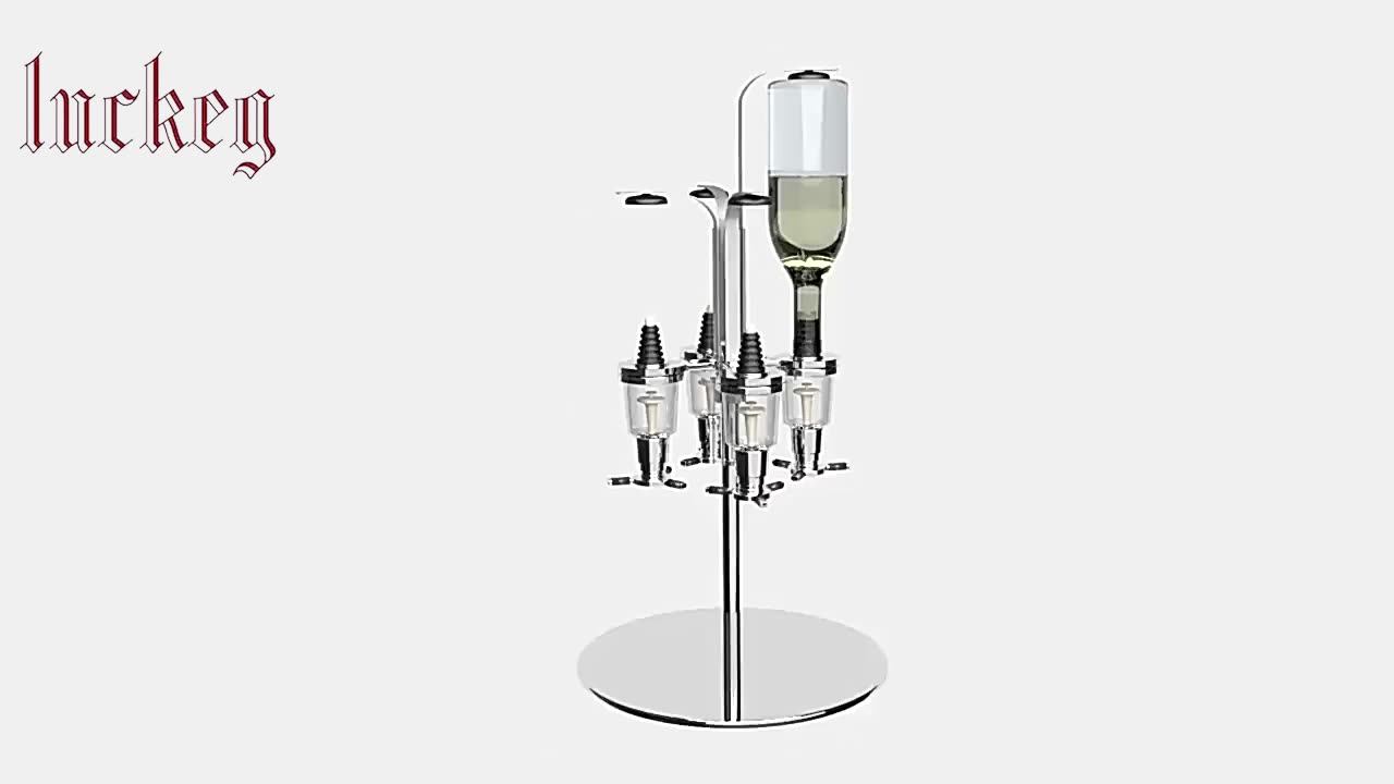 Wall Mounted Liquor Drink Dispenser Stand Bar Shot Measure Wine ...