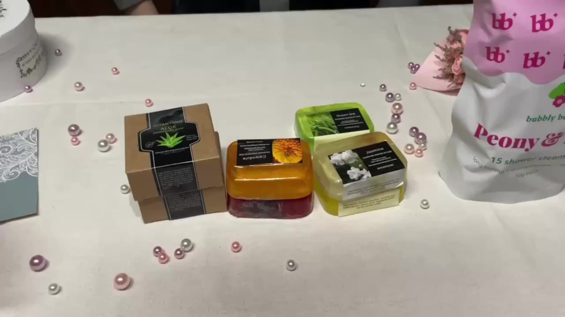 Private Logo Artisanal Soaps Plant Extract Goat Milk Honey Bamboo ...