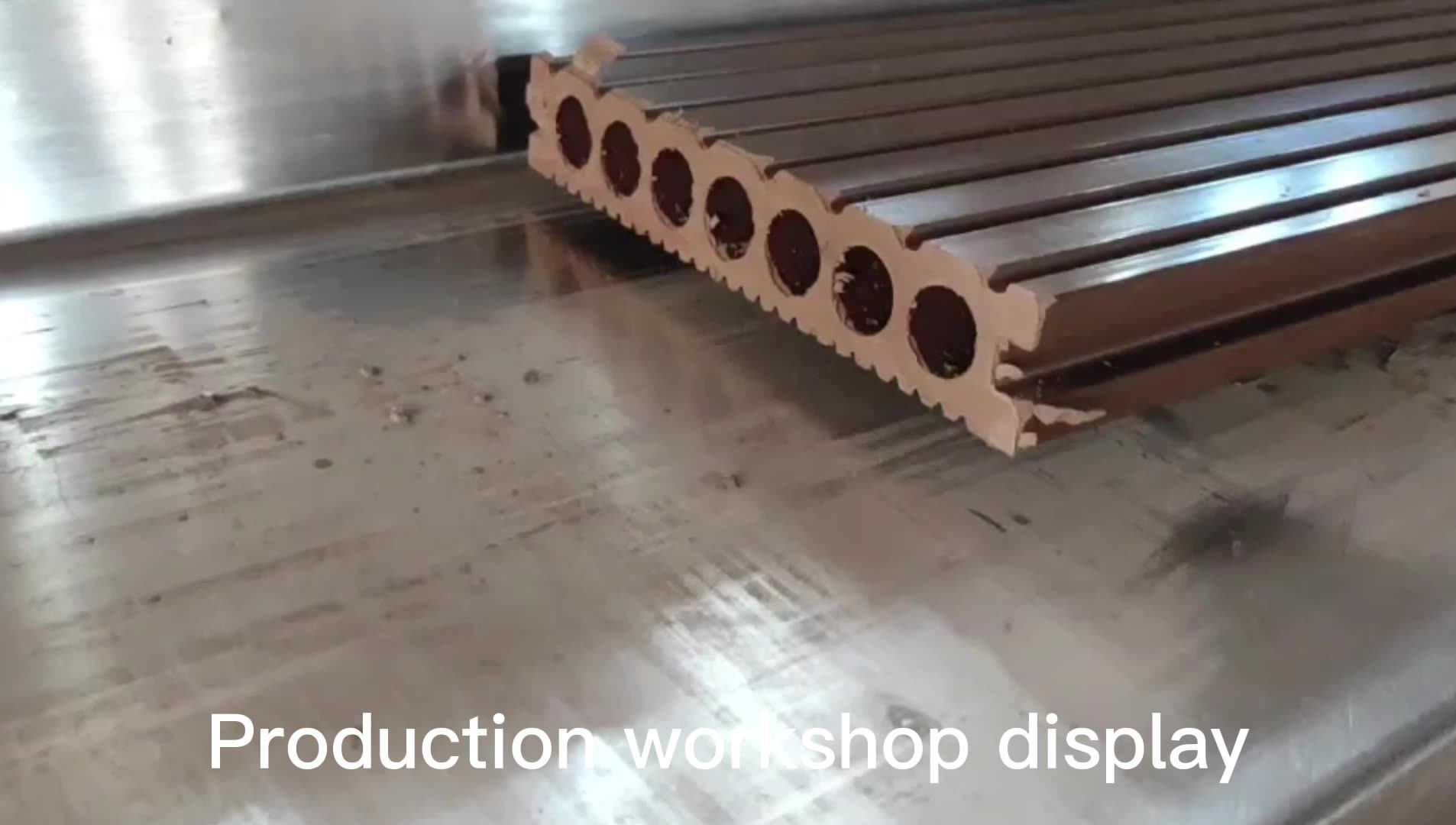 Wpc/bpc Teak Color Wpc Terrace Outdoor Fireproof Capped Wood Fiber ...