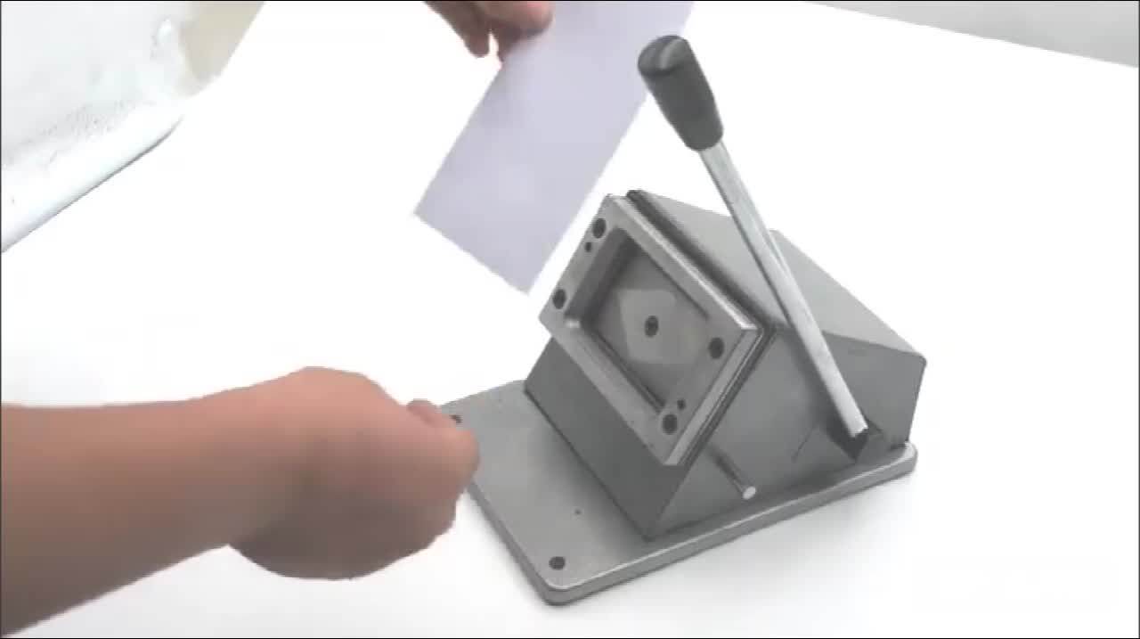 Heavy Duty Manual Pvc Card Cutter Id Card Die Cutter Item No 8252 - Buy ...