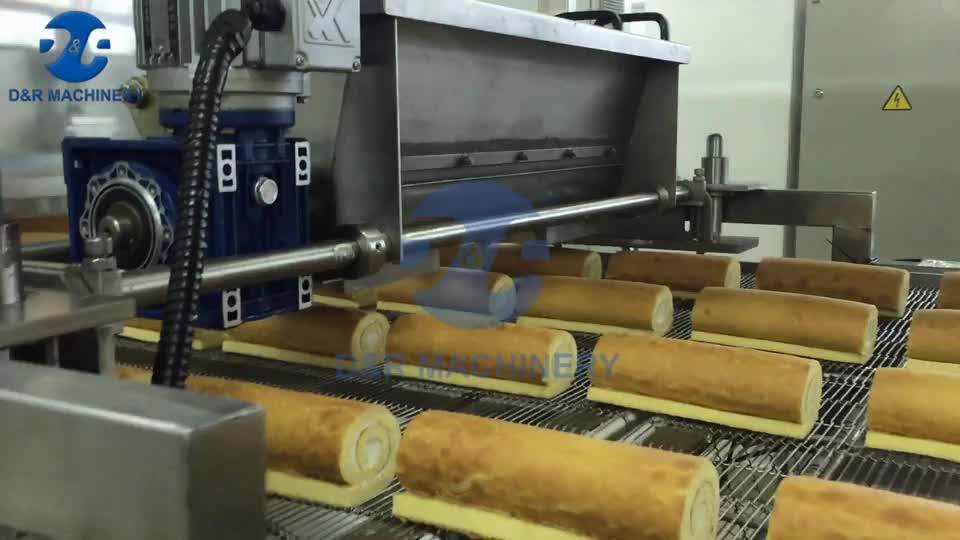 Sponge Cake Production Line Layer Cake Making Machine - Buy Swiss Roll ...
