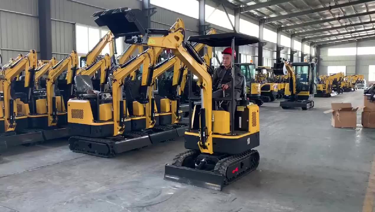 Full Hydraulic Digger 800kg Small Mini Excavator - Buy 800kg Small ...
