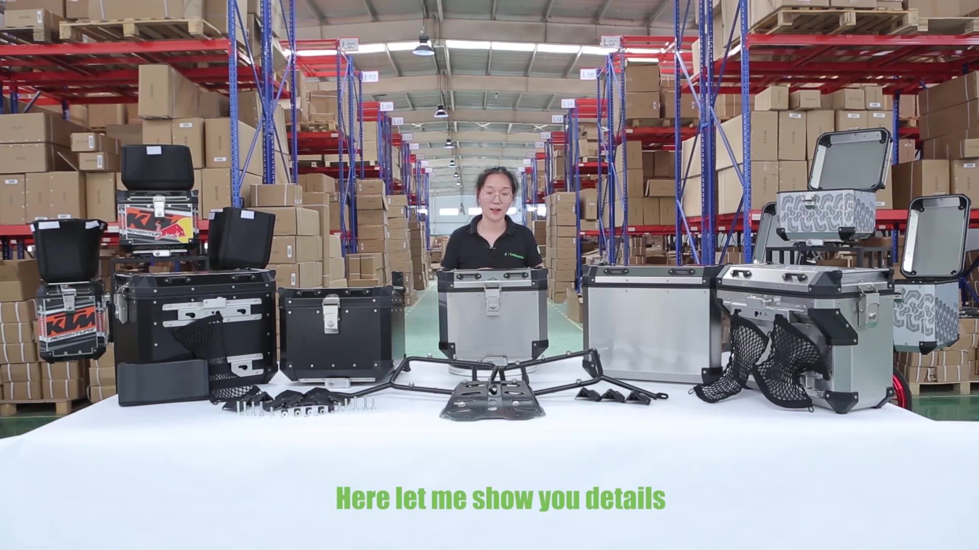 High Quality Aluminum Motorcycle Side Box Top Case For Bmw - Buy ...