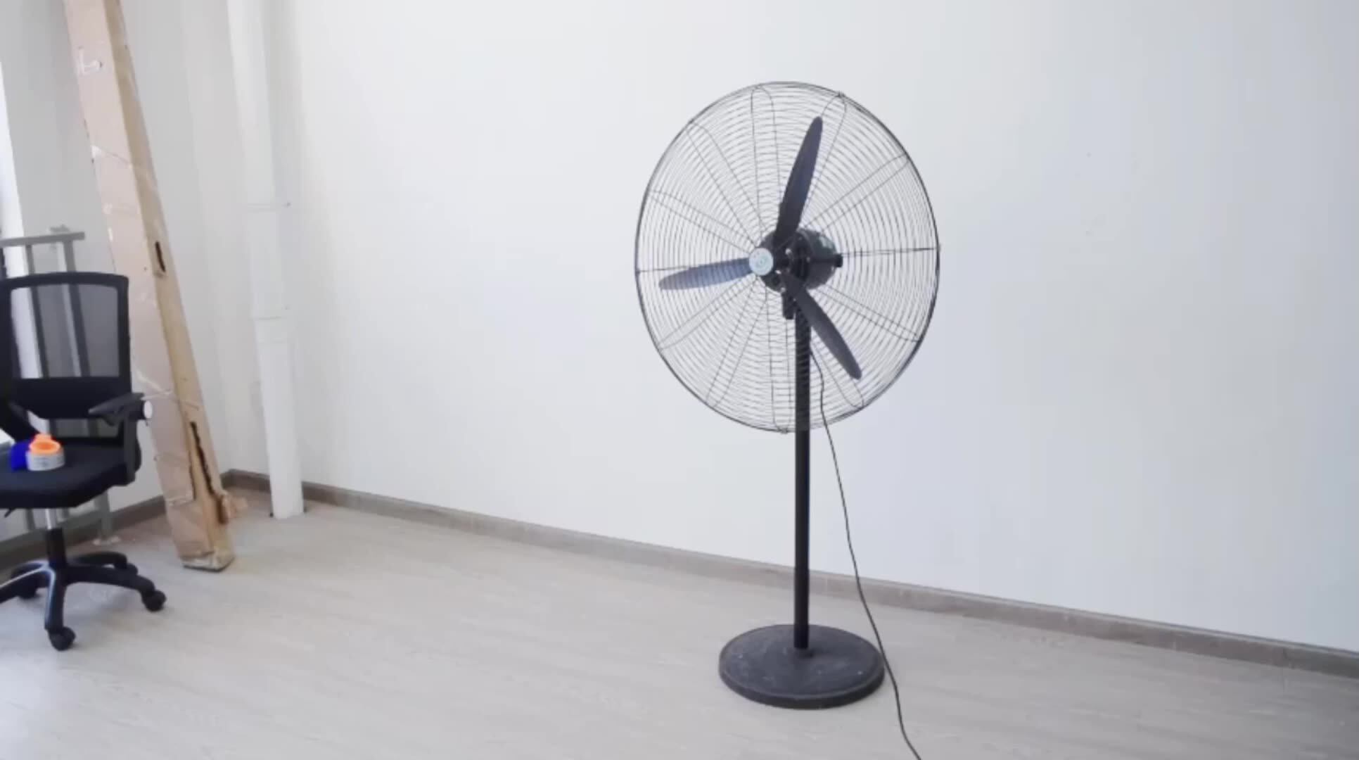 160w 500mm Industrial Metal Pedestal Standing Fan For Farm And Hotel ...