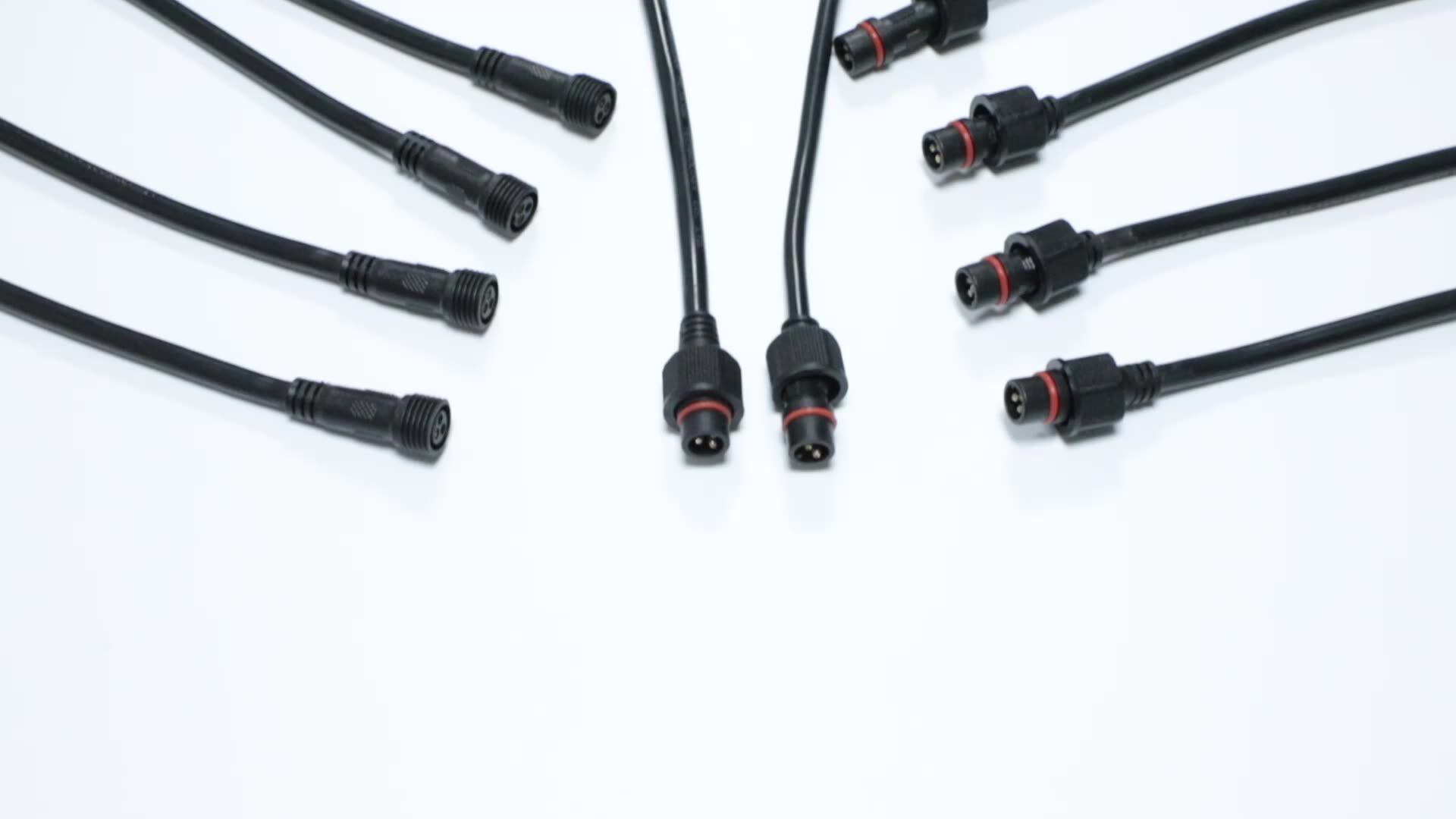 2pin Led Connector Cable Waterproof Ip67 Male Female Led Light ...