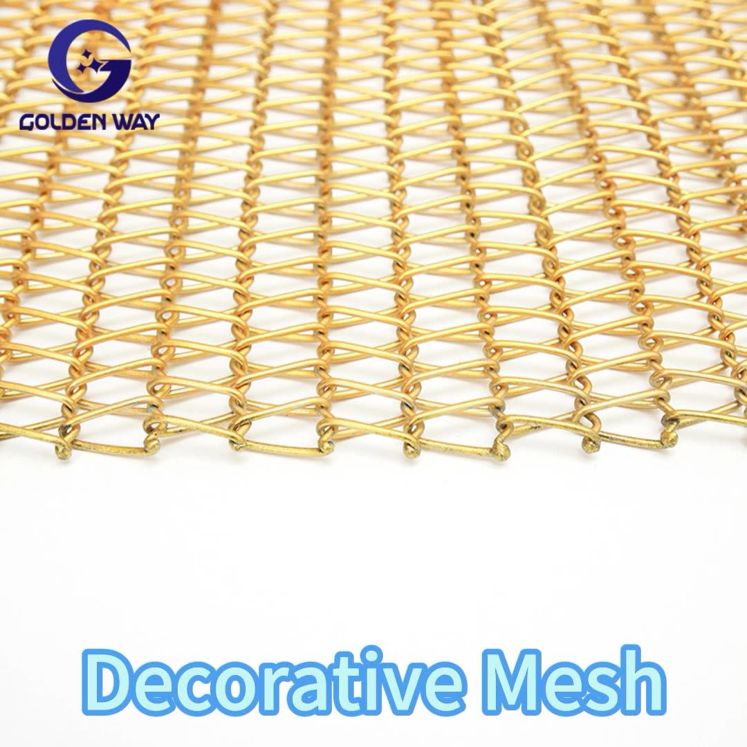 Decorative Wire Mesh Stainless Steel Metal Chain Link Mesh Curtain ...