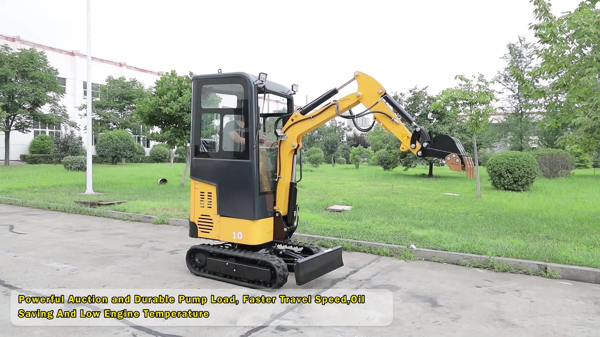 Mini Bagger Kubota Mini Excavators 1.5 Ton Free Shipping To Eu With Ce ...