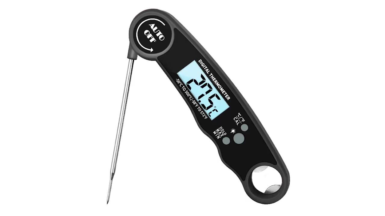 Digital Instant Read Meat Thermometer Waterproof Kitchen Food Cooking ...