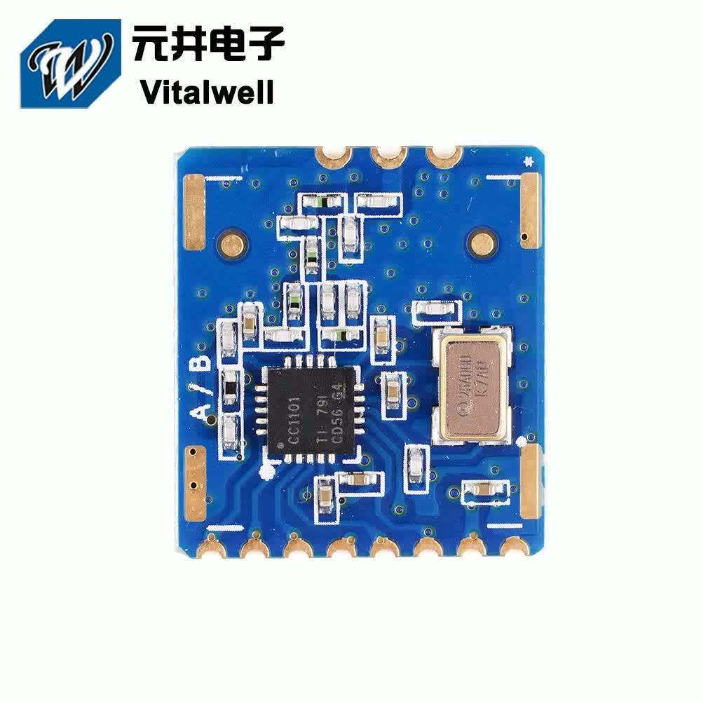 Vw1101m Ti Cc1101 10 Mw Spi Long Range 433mhz Wireless Data ...