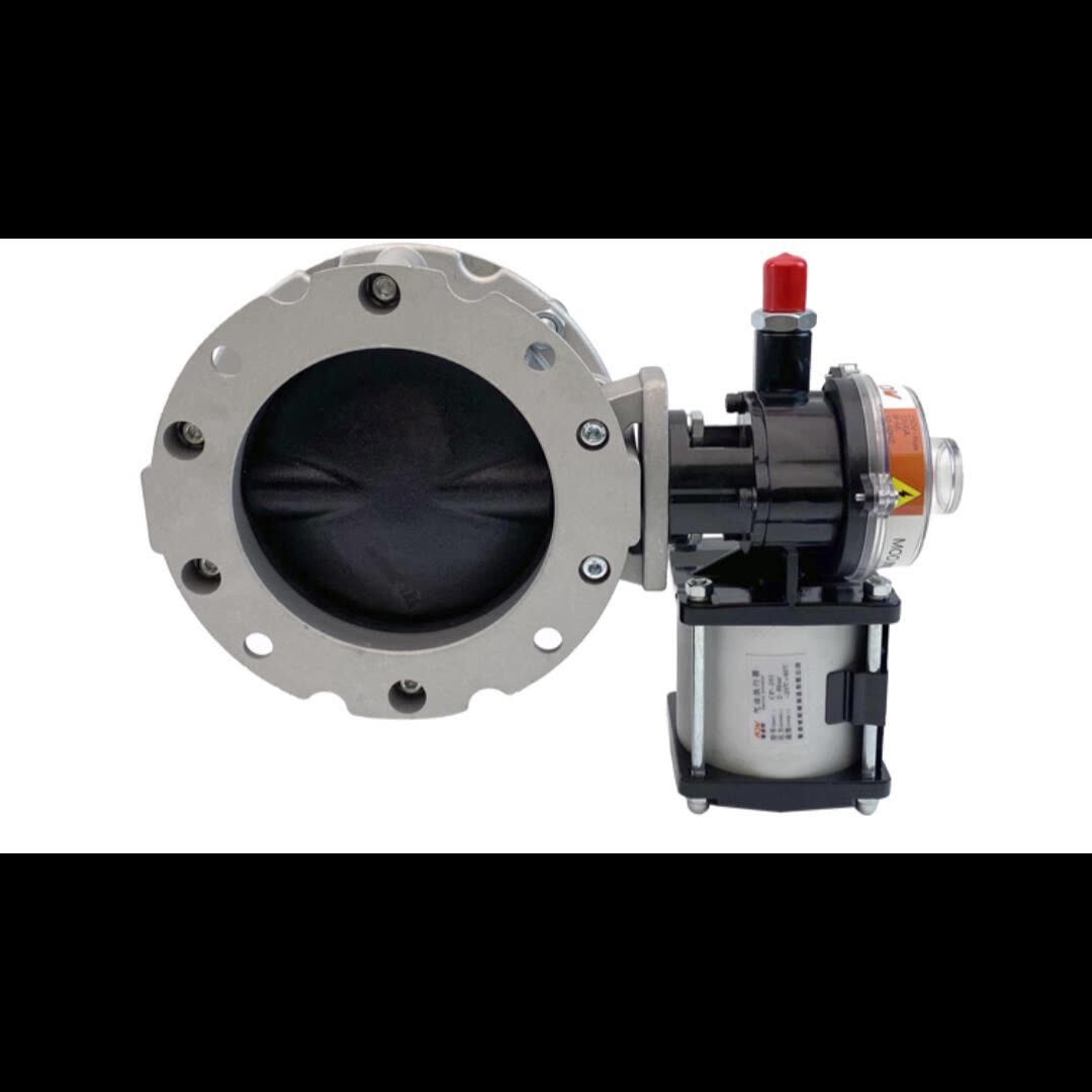 Dn150 Pneumatic Actuator Butterfly Valve Cast Iron Valve Powder ...