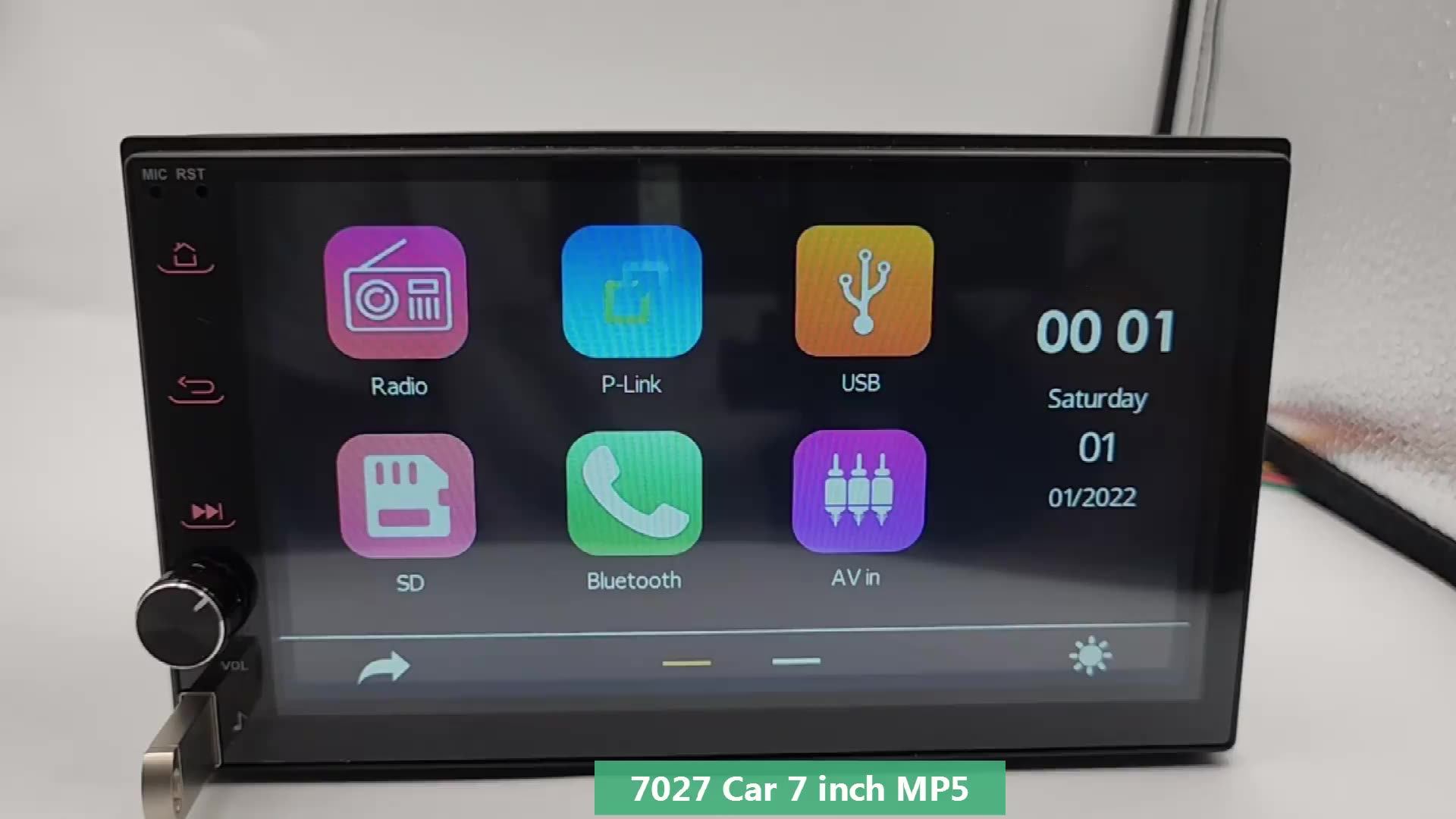 7027 Automotlve Accessories Dual Din Car Radio With Screen Car ...