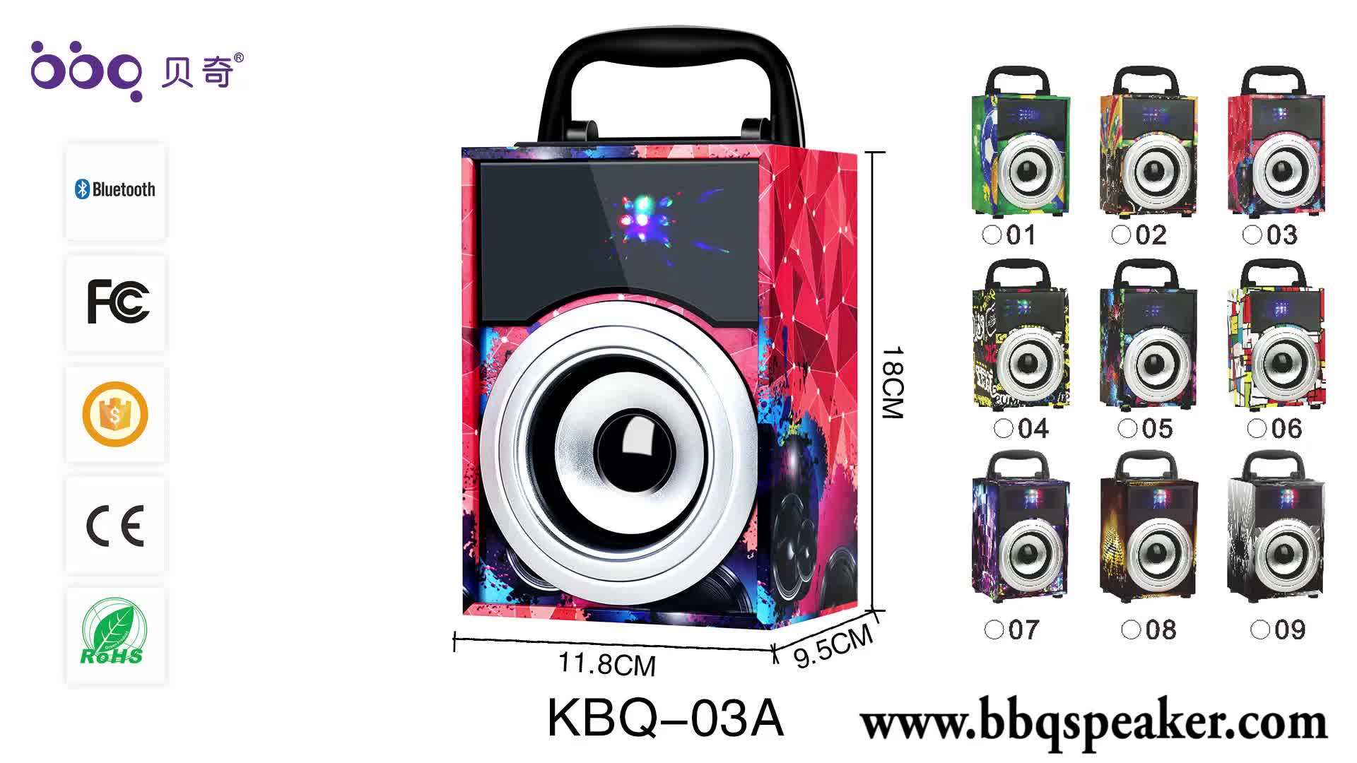 Portable Wireless Mini Ce Fcc Rohs Certificates Music Bluetooth Speaker ...