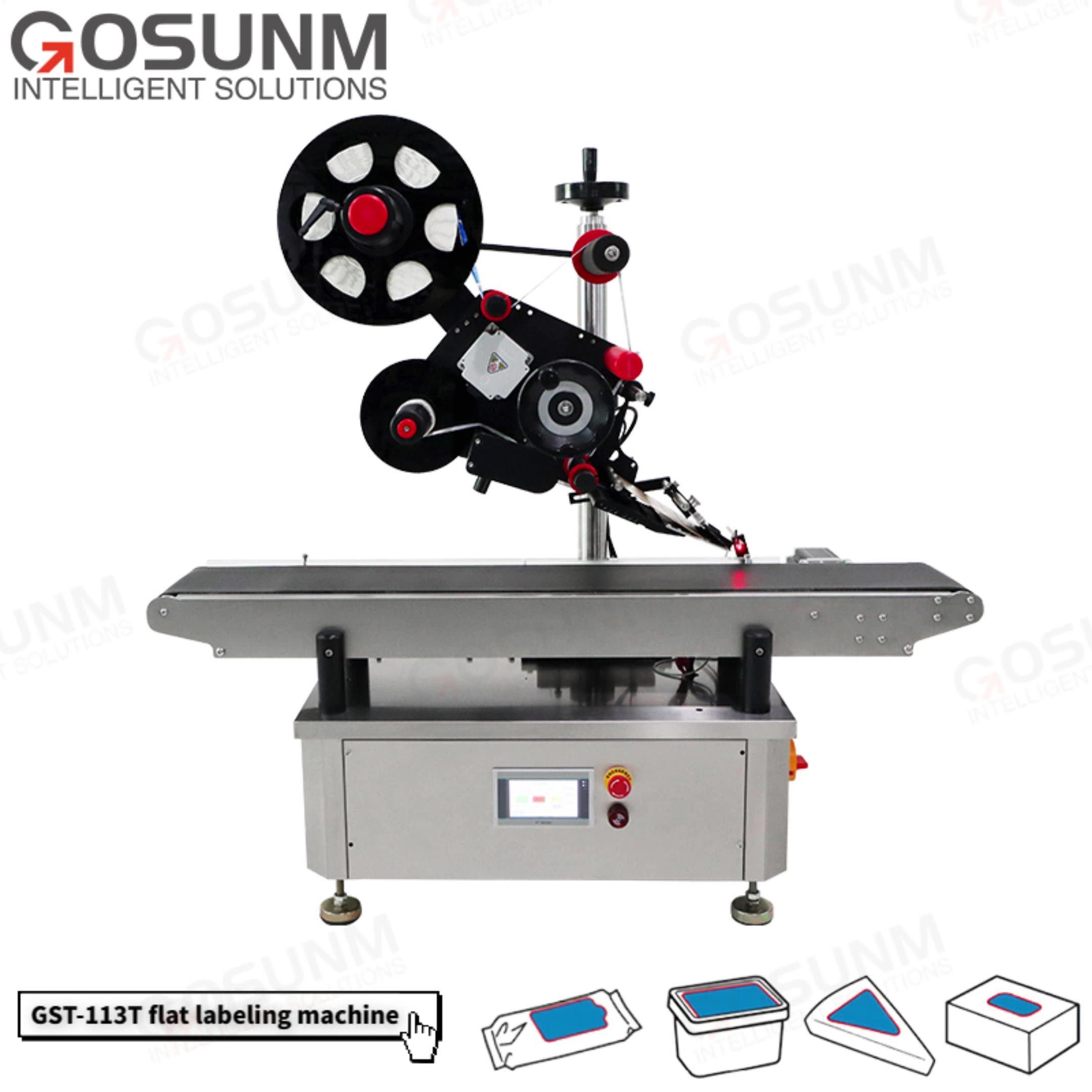 Gosunm Automatic Portable Small Desktop Labeling Machine Cosmetic Paper ...