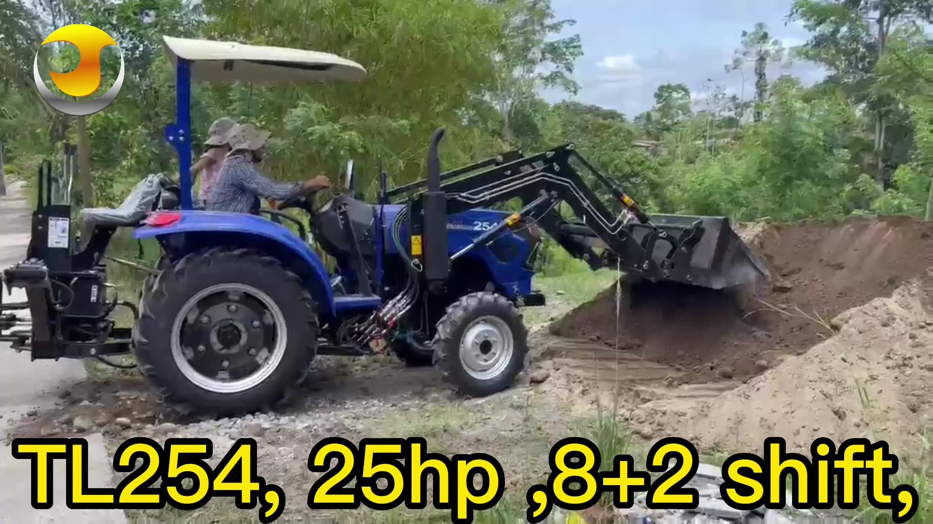 25hp 30hp 45hp 50 Hp 4wd Small Farming Tractor With Front Loader ...