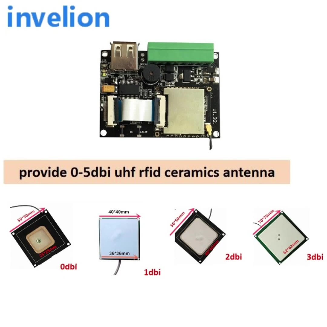 Epc Class 1gen2 Iso Protocol Uhf Rfid Reader Module Epc Global Class 1 Gen2 / Iso18000-6 C Dc 3 ...