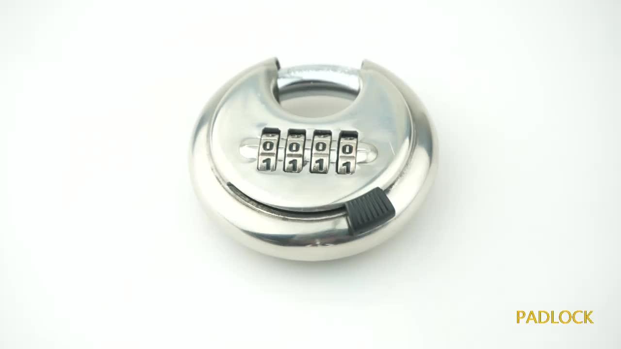 70 Diskus Stainless Steel Padlock Shackle Keyless Different Discus Pad ...
