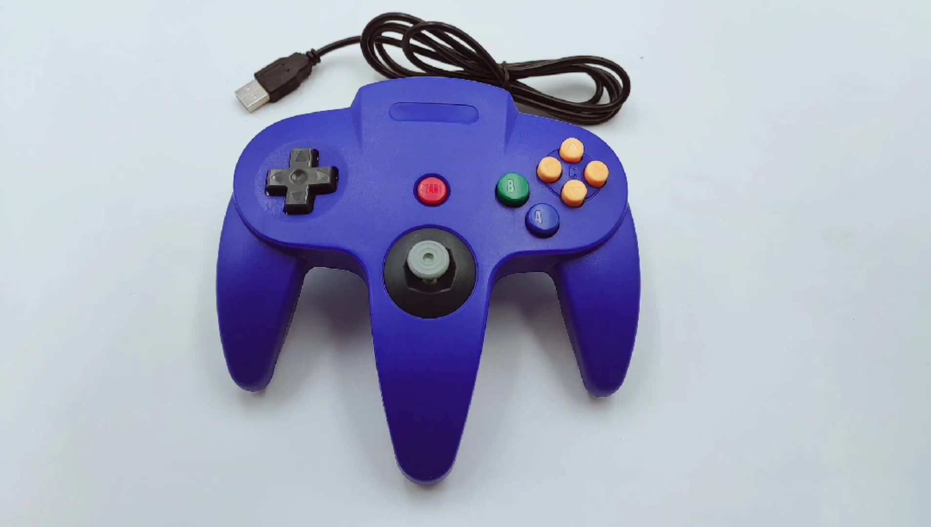 Usb Controller Wired For Nintendo 64 For N64 For Pc Game Usb Classic ...