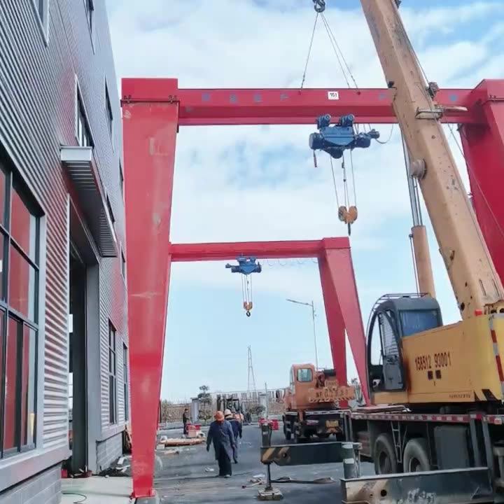 10 Ton Single Girder Gantry Crane 20 Ton Gantry Crane For Loading And ...