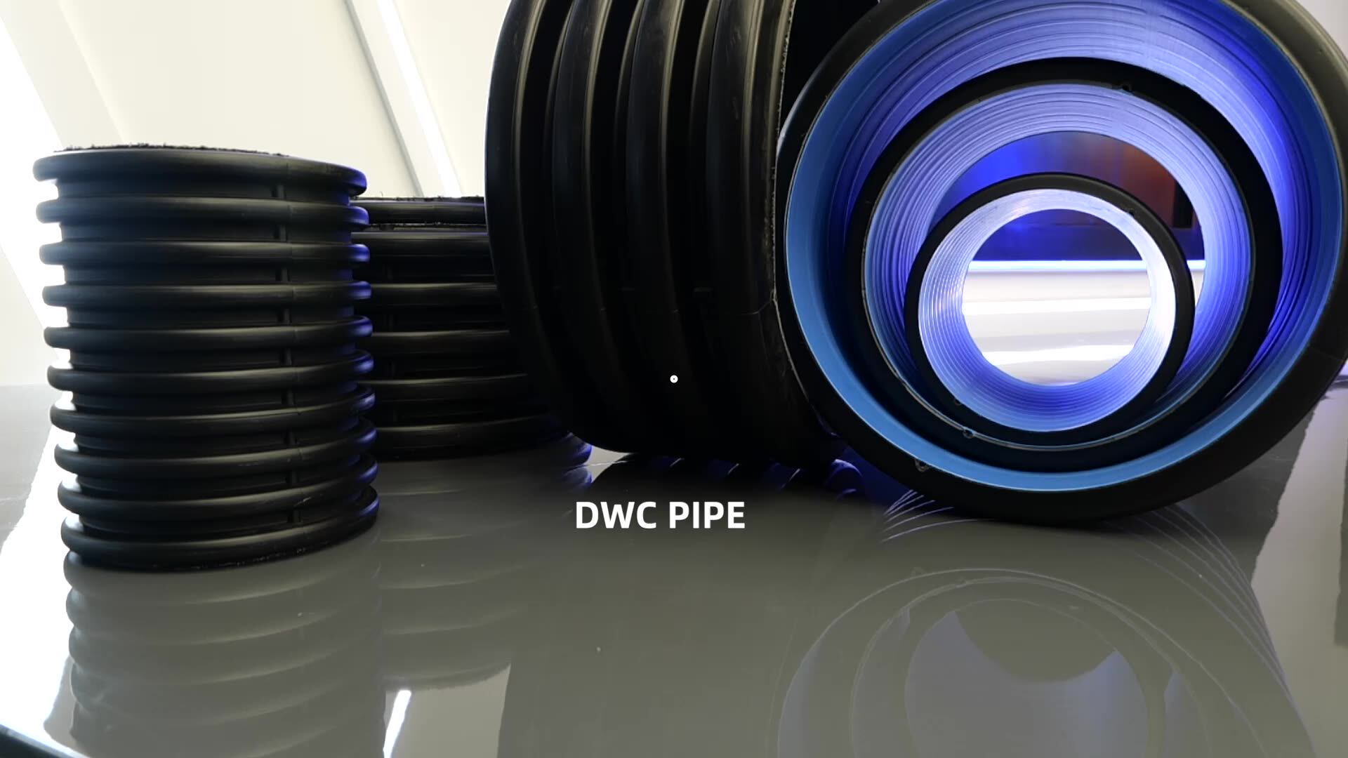 Hdpe Material Black Plastic Drain Culvert 2 4 Inches Hdpe Twin Wall ...