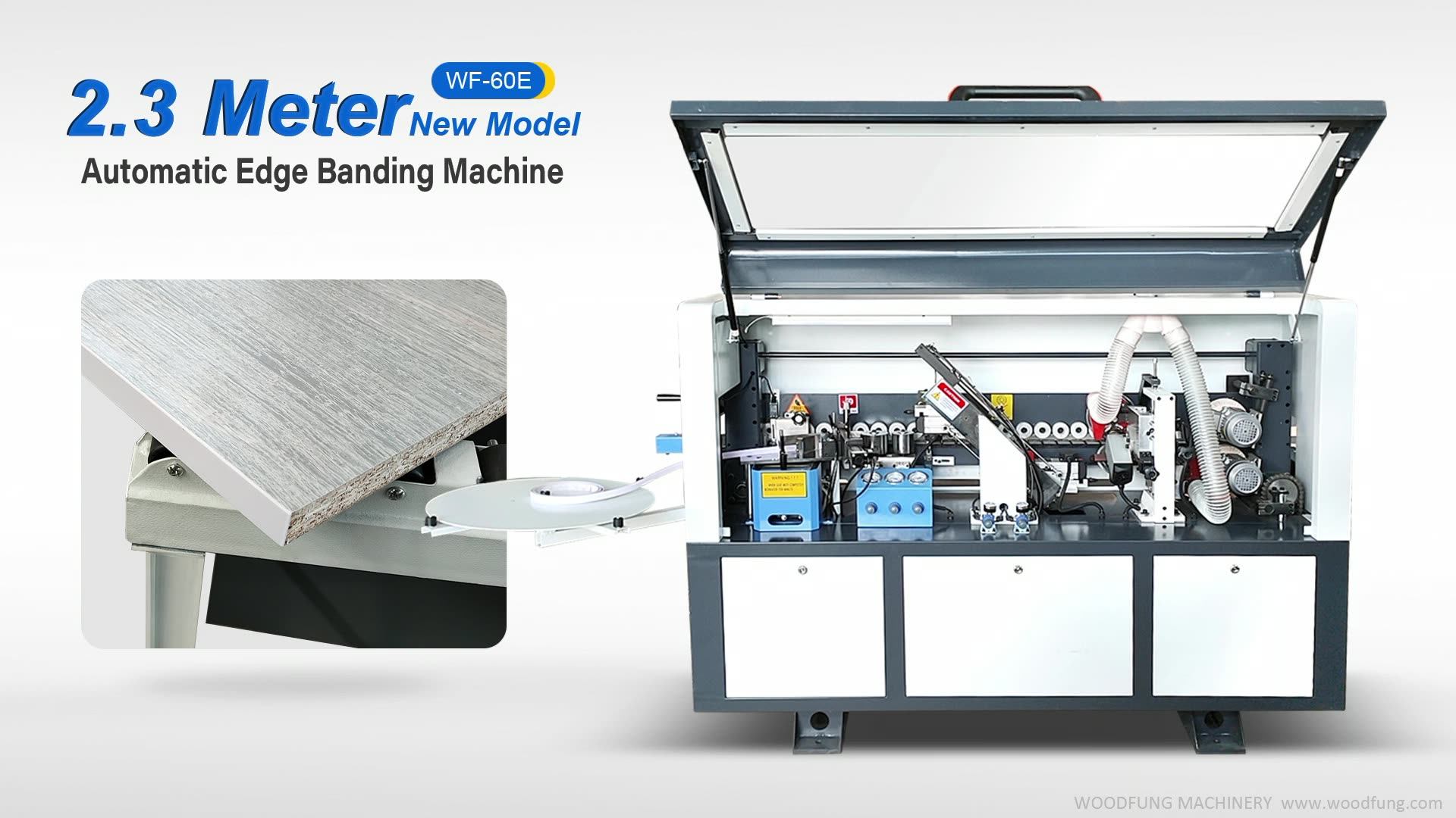 Wf60e Door Semi Automatic Edge Banding Machine Pvc Mdf Edge Banding ...