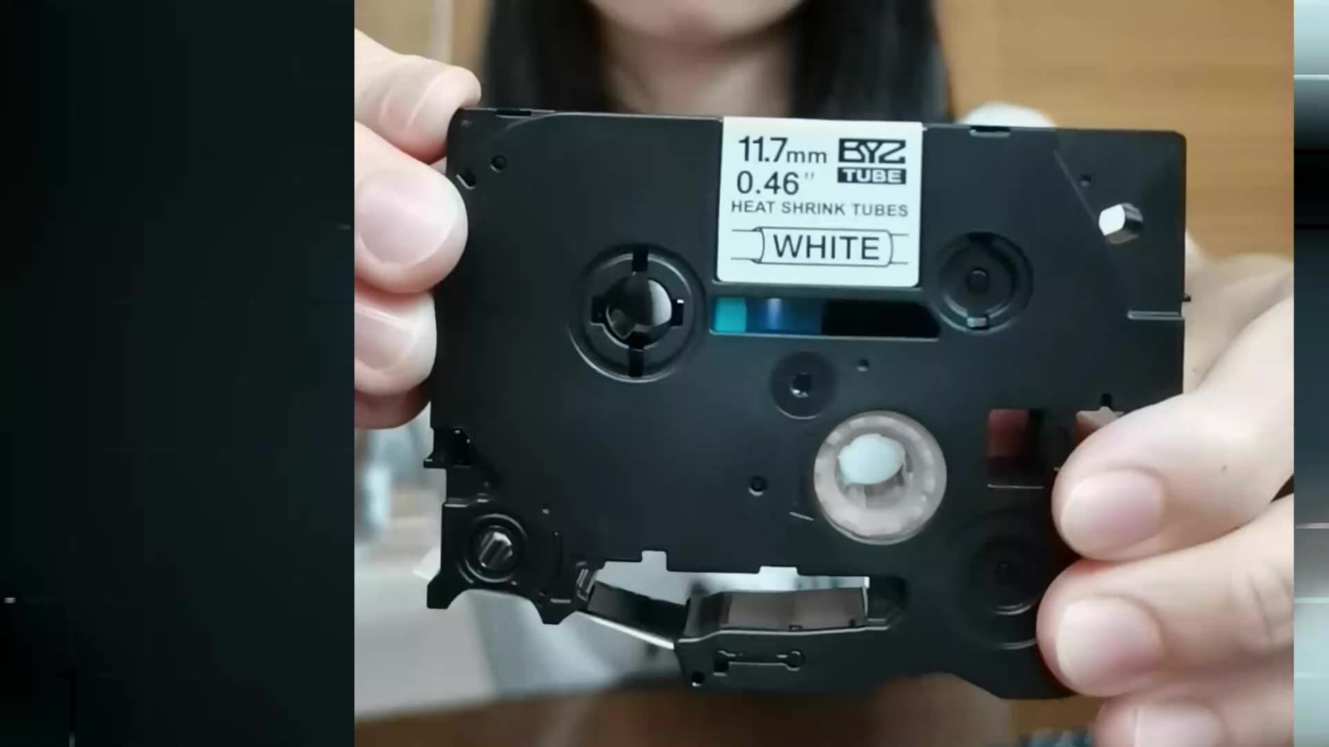 Tape Catridges Compatible Printer Label Hse-231 Black On White 12mm ...