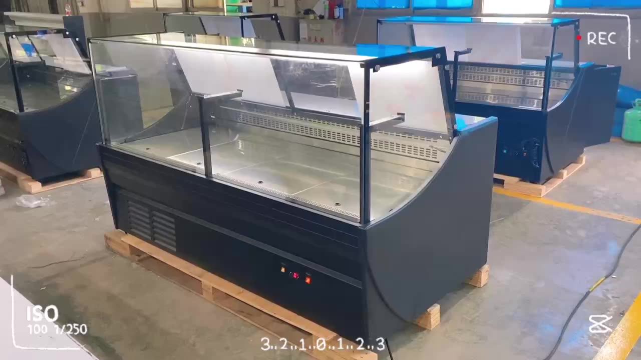 Smart Table Counter Deli Case Refrigerator Cooked Food Meat Display ...